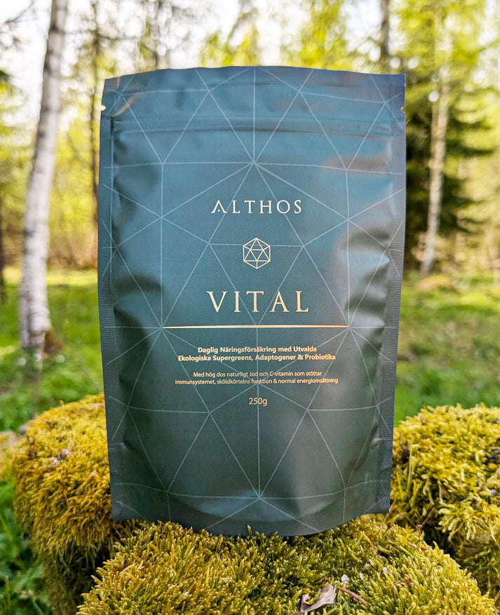 Vital - greens, adaptogener, probiotika och näring – Althos - holistisk alkemi